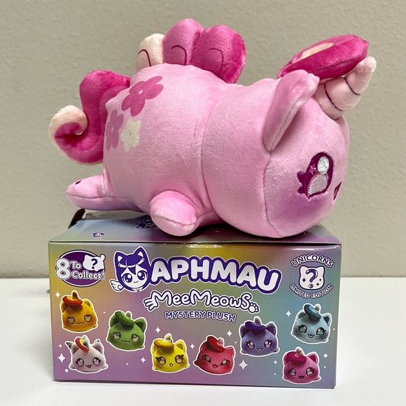 Aphmau | Toys | Aphmau Meemeow Pink Unicorn Cat Plush | Poshmark